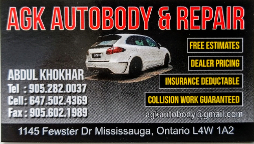 AGK AUTO BODY AND REPAIR - AutoWrk